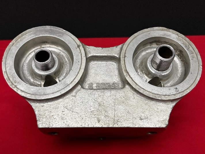 Vintage Keith Black Dual Oil Filter Adapter - Nitrolink